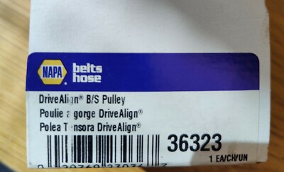 Napa Gates #36323 DriveAlign B/S Pulley 7803-2423 QTY 1 | eBay