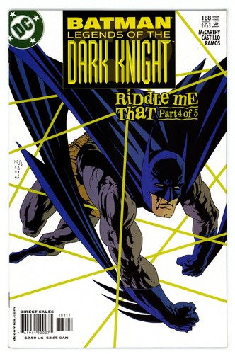 Batman: Legends of the Dark Knight #188 NM 9.4 2005 Sean Phillips Cover ...