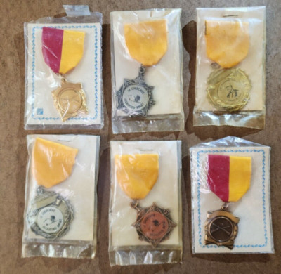 6 Vtg Marksmanship / Rifle Awards / Medals CHEROKEE MOUNTED RIFLES | eBay