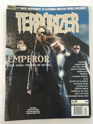 Terrorizer Magazine # 93 Emperor no CD | eBay
