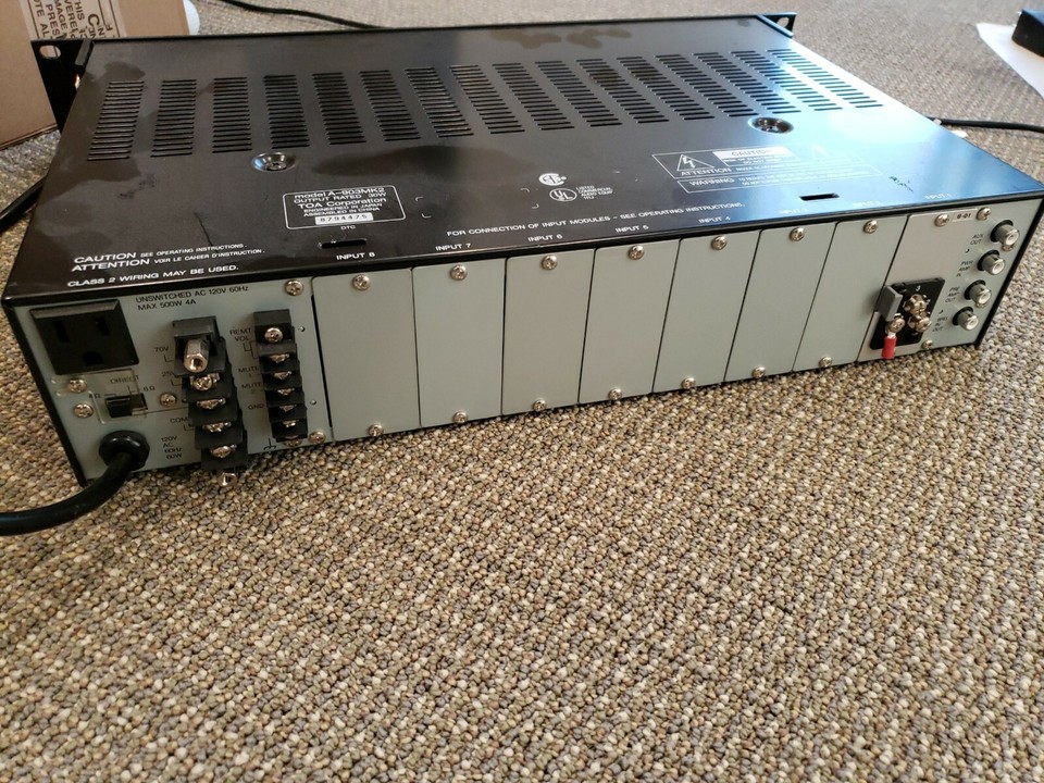 TOA 900 Series II Amplifier A-903MK2 | eBay