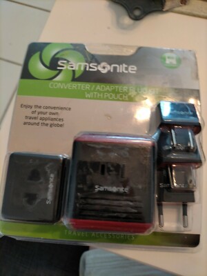 Samsonite Worldwide Converter/Adapter Kit with Pouch - Item #49604-1073 ...
