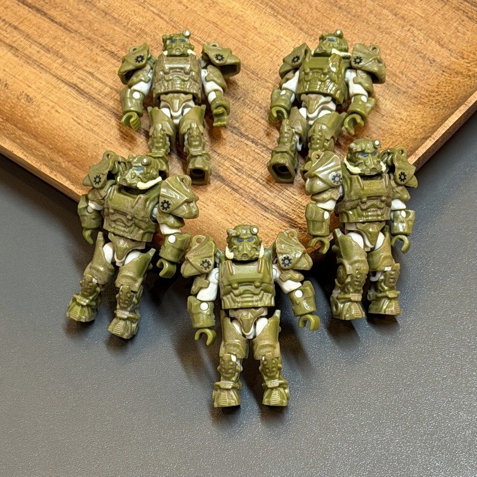 Rare 5X MEGA Fallout T-60 Power Armor Collection Mini bloks Action ...