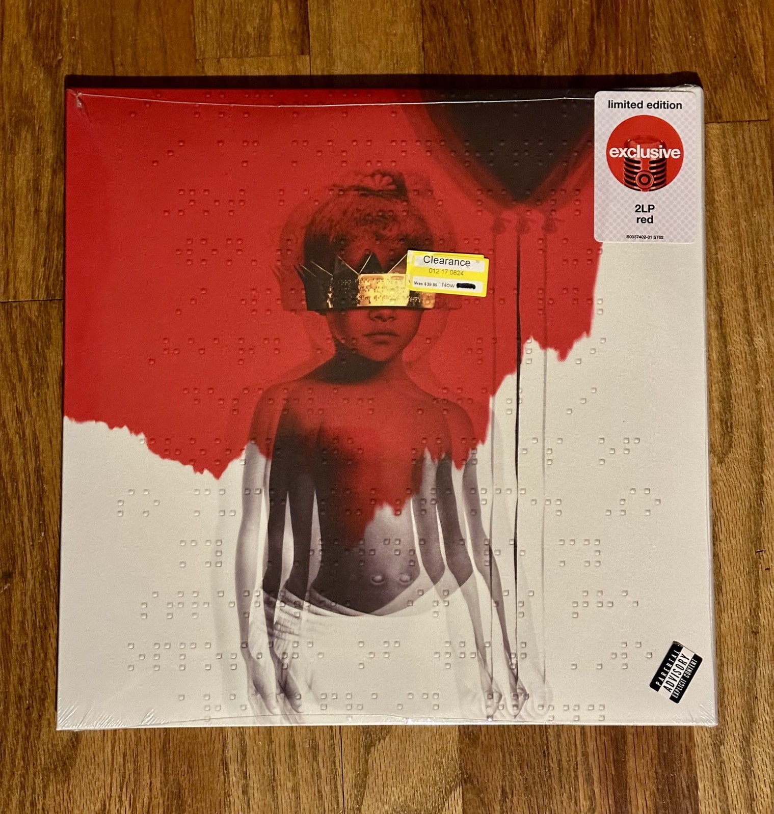 Rihanna Anti 2LP Red Vinyl Limited Edition Target Exclusive NEW SEALED ...