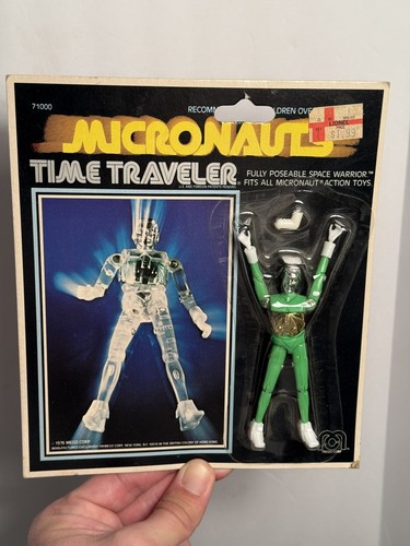 Vintage Mego Micronauts Green Opaque Time Traveler Mint On Card MOC ...