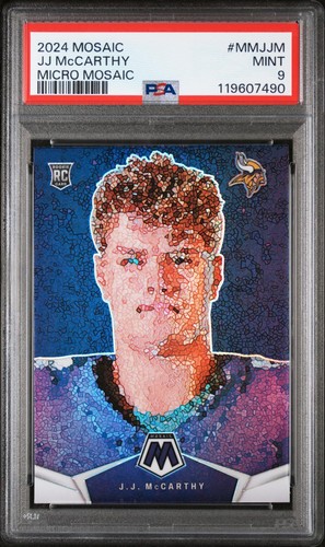 2024 Panini Mosaic Micro Mosaic JJ Mccarthy #MMJJM PSA 9 | eBay