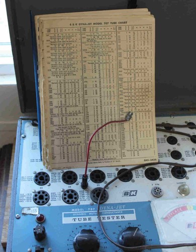 Vintage B&K Model 707 Dynamic Mutual Conductance Vacuum Tube Tester | eBay