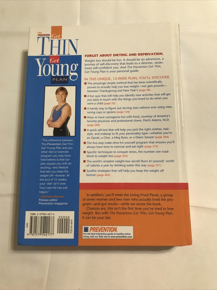 The Prevention Get Thin, Get Young Plan by Bridget Doherty, Selene ...