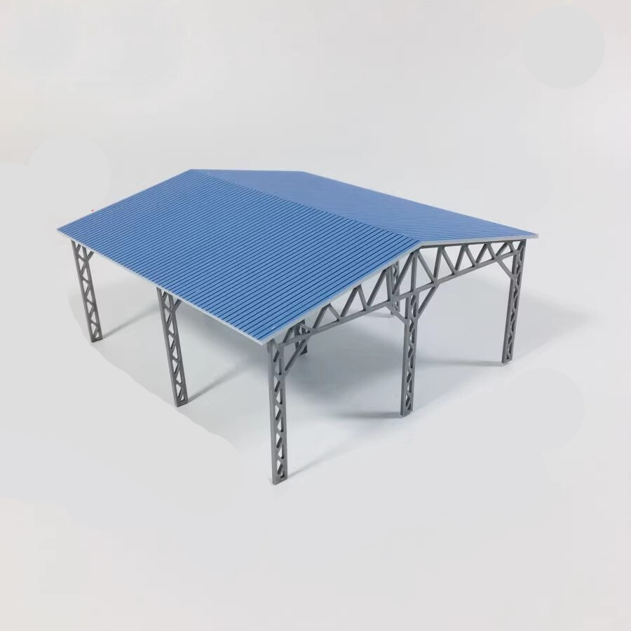 1/87 1/64 HO S Scale Buildings Train Railway Modern Model Locomotive ...