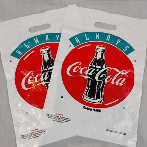 Coca-Cola Collectables - Bundle of Coke Cola Plastic Bags | eBay