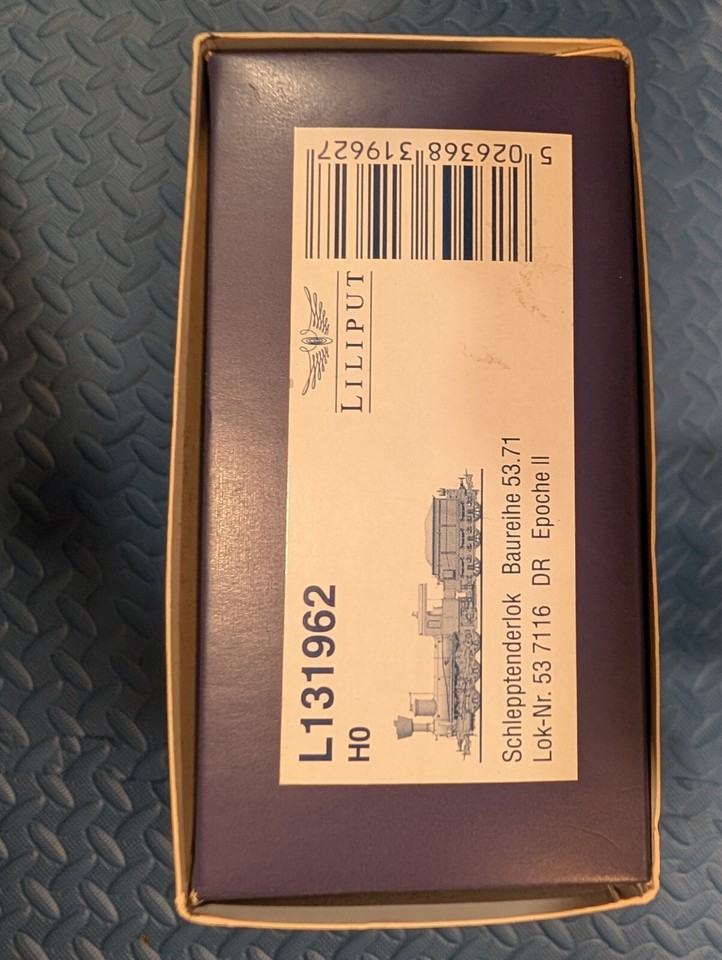 Liliput L131962 DCC HO Scale DR Epoche II Baureihe 53.71 Steam ...