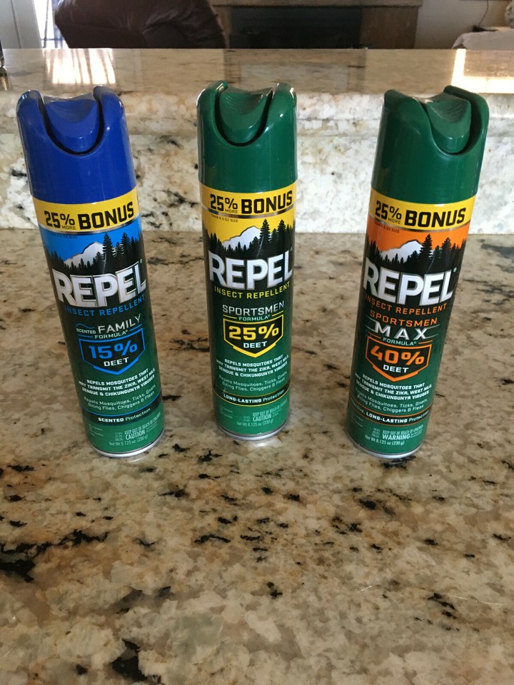 Repel Insect Repellent Formulas 15% and 25% DEET, 8.125oz NEW, EA. | eBay