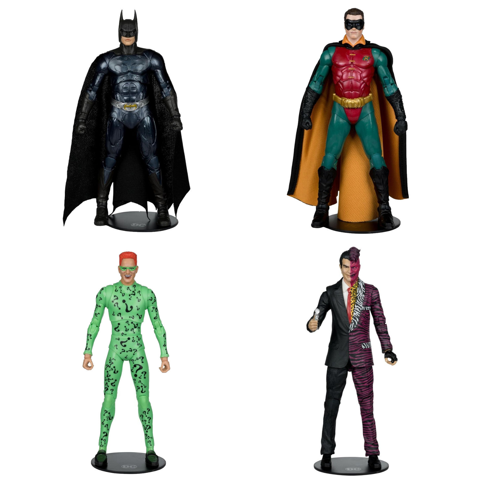 McFarlane Toys -Batman Forever Movie Pack (Batman, Robin, Two-Face, The ...