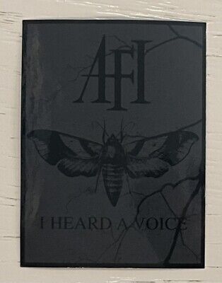 AFI I Heard a Voice RARE PROMO Sticker decal | eBay
