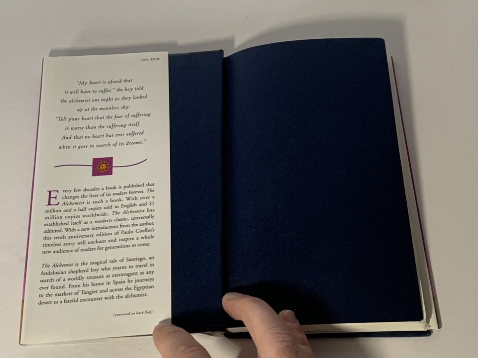 TRUE "1ST PRINTING" THE ALCHEMIST by Paulo Coelho (1993) HARDCOVER | eBay