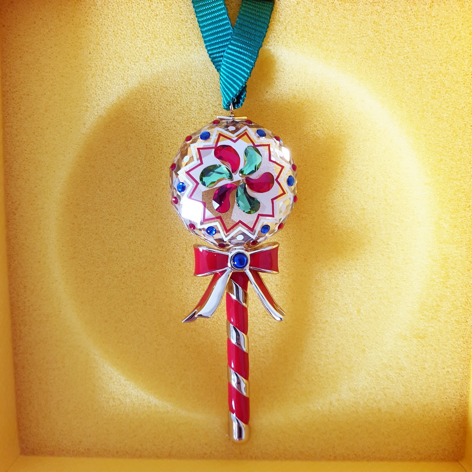 Swarovski Crystal Holiday Ornament Dulcis Lollipop 2024 Multicolored 5684302 | eBay