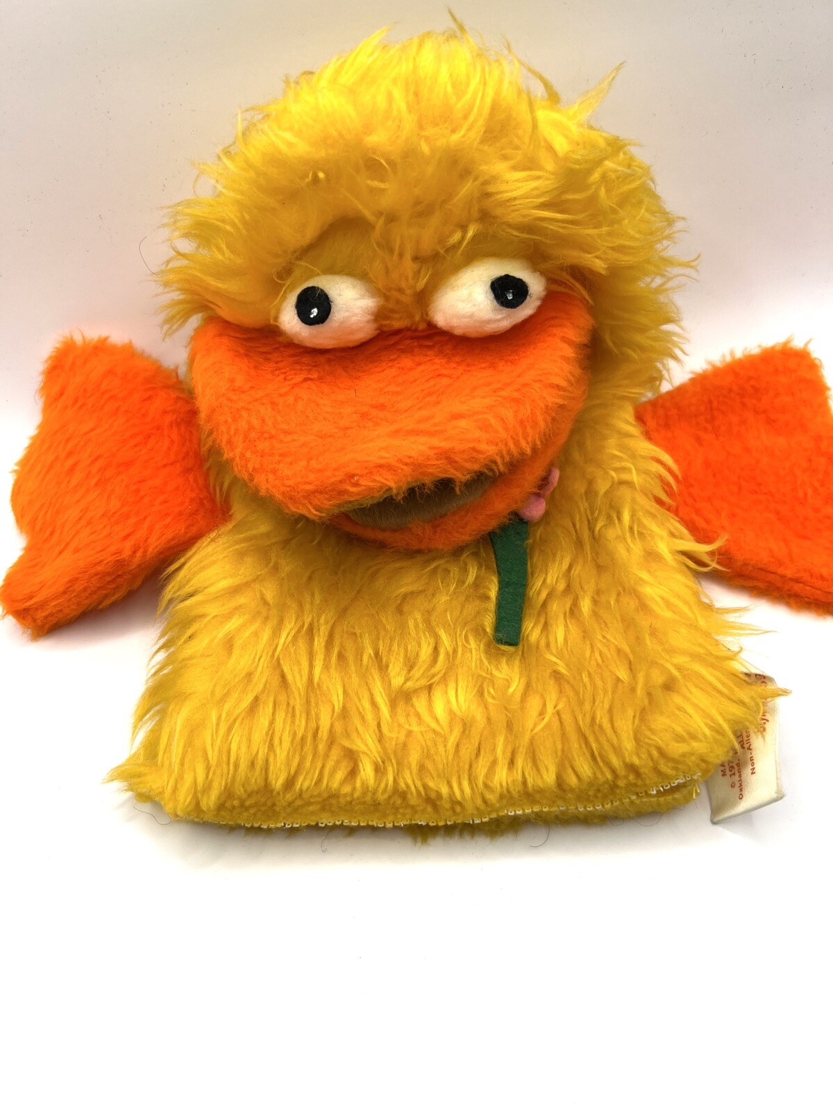 Vintage 1977 Russ Berrie Delilah Yellow Duck Hand Puppet Style #1859 10 ...
