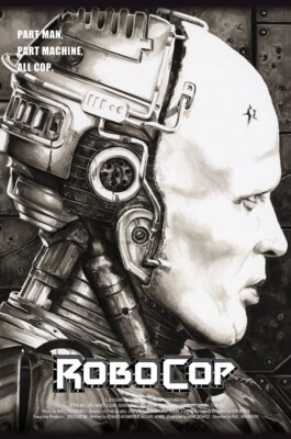 Robocop 1987 Part Man Machine Movie Film Poster Giclee Print Art 16x24 ...