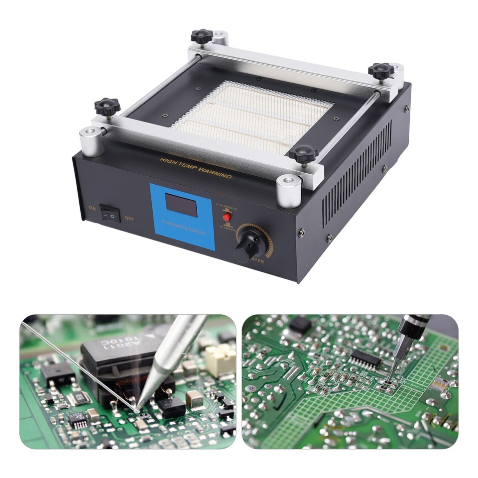 IR Infrared Preheater BGA Rework SMD PCB Hot Plate Preheating Station ...