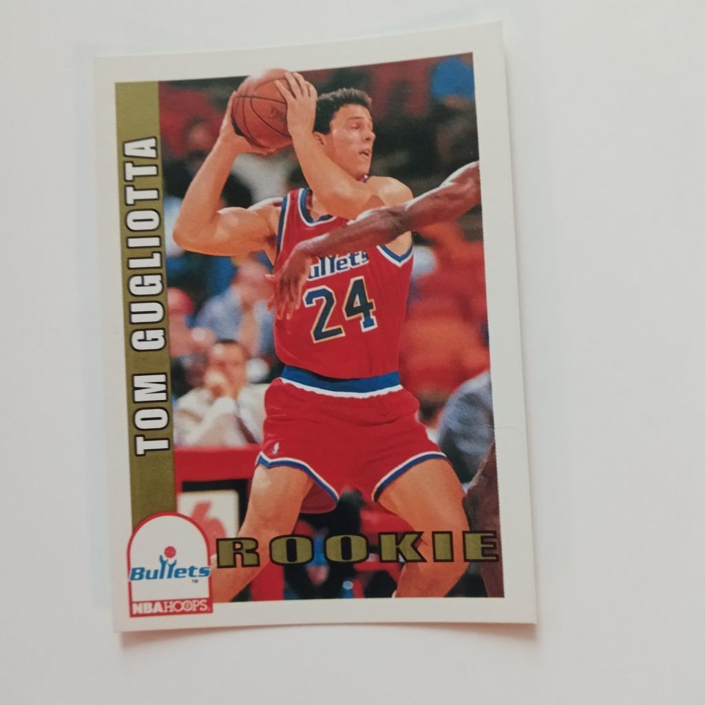 1992-93 Hoops Tom Gugliotta Rookie Card #476 - Washington Bullets | eBay