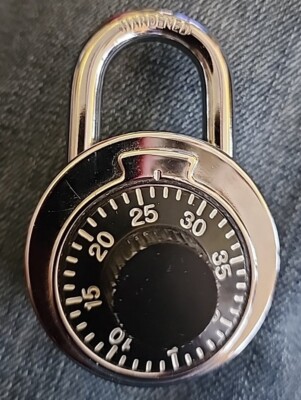 Master Lock Combination Padlock Anti-Shim 3/4 inch Black NEW | eBay