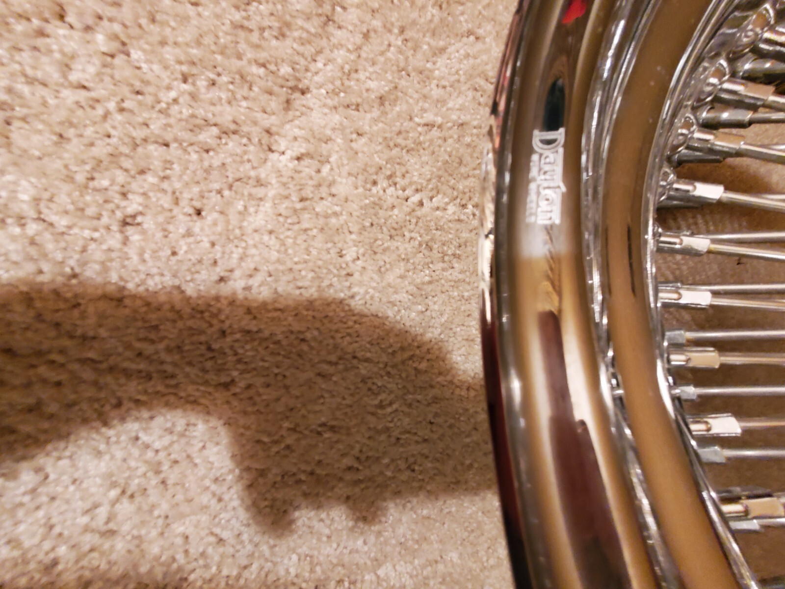 Four 17 x 9 - 100 spoke chrome Dayton wire wheels (rims only) | eBay