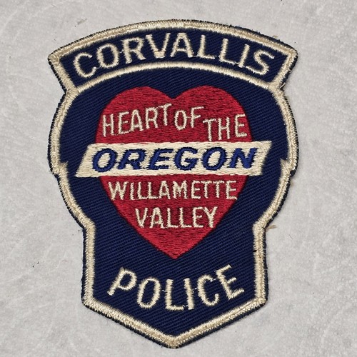 Vintage, Obsolete, Corvallus, Oregon Police Patch | eBay