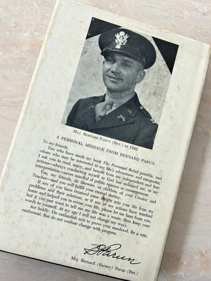 The perennial rebel by bernard parun CROATIAN IMMIGRANT ARMY OFFICER | eBay