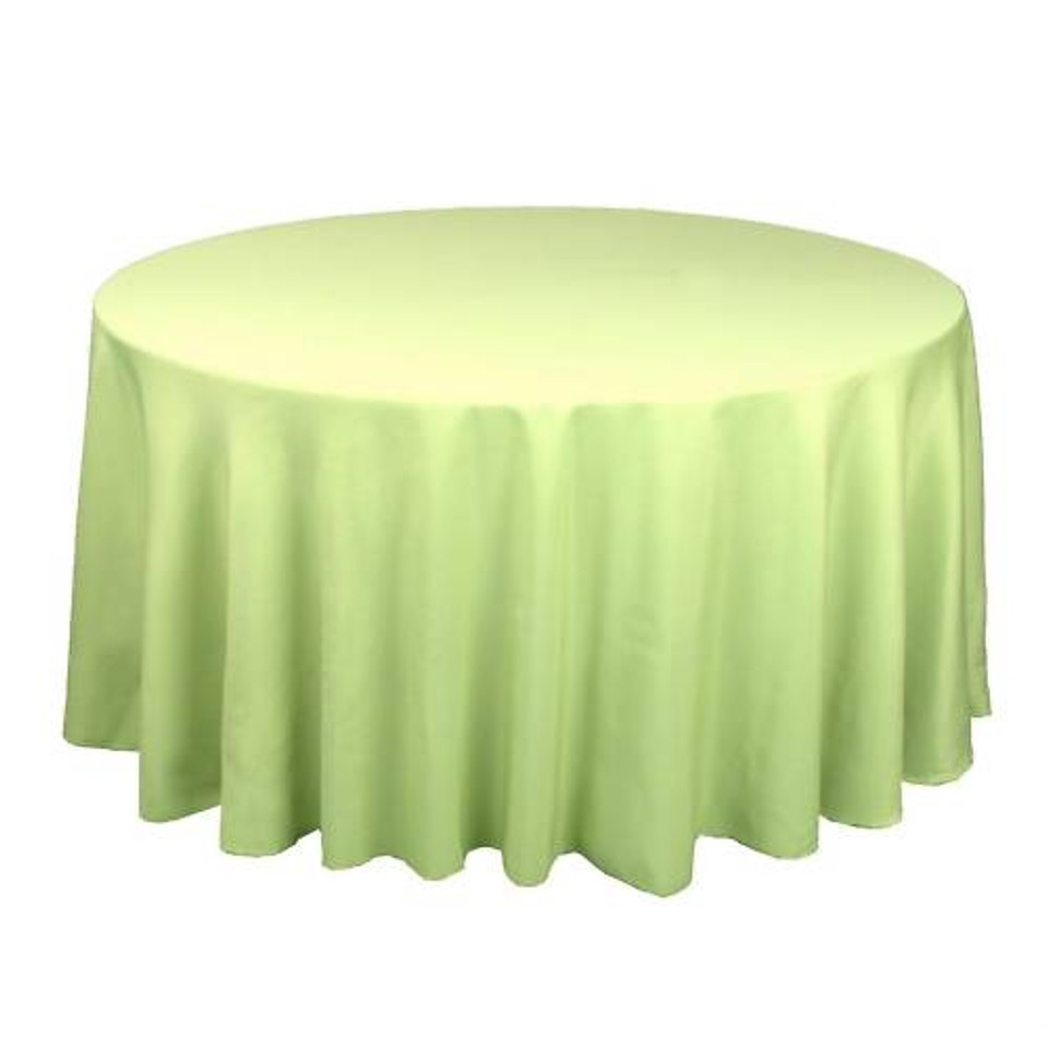 10 Round 120" Polyester Tablecloths 5ft Table Cover High Quality Made ...
