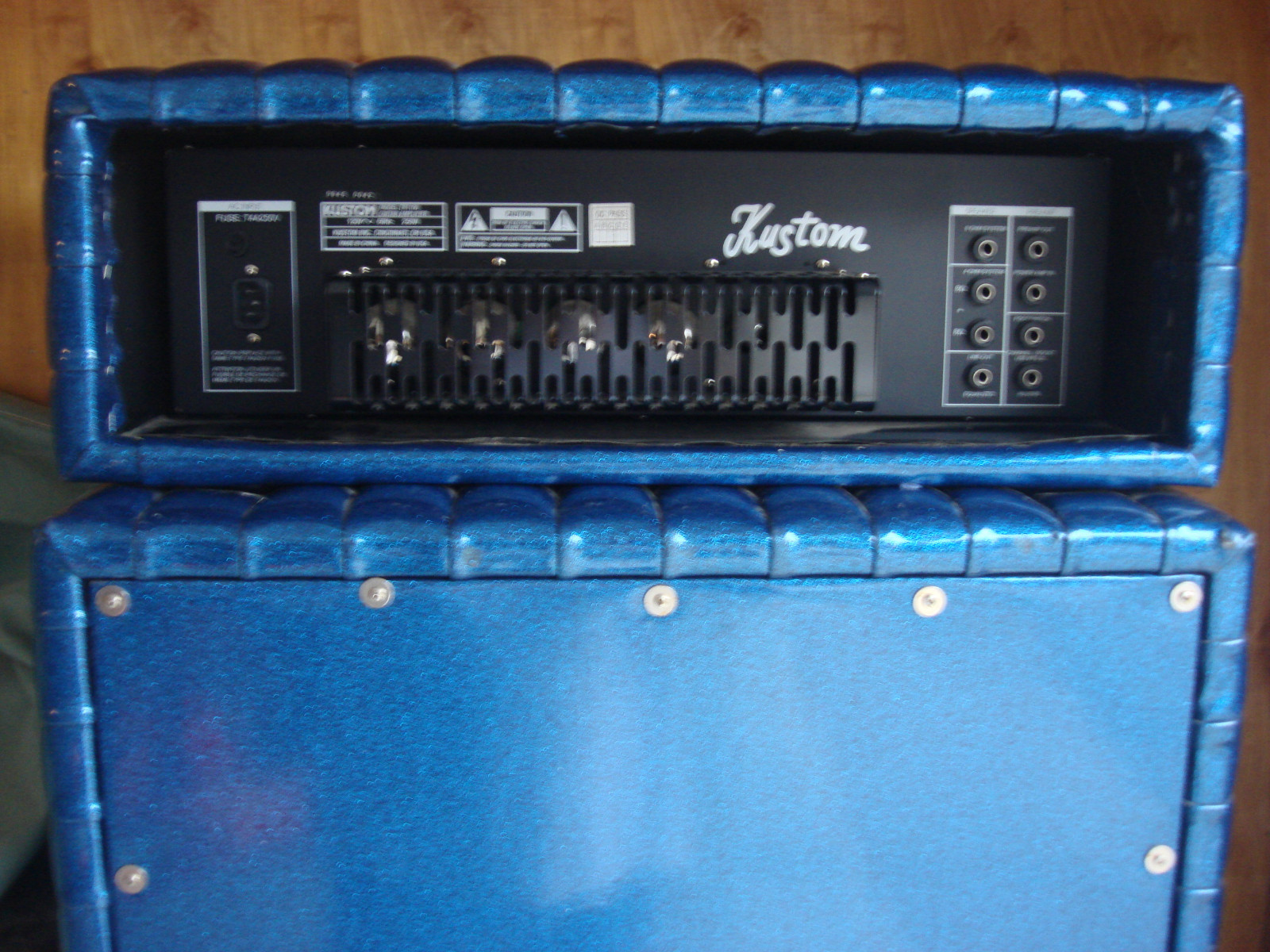 KUSTOM TRT-100 AMPLIFIER - BLUE SPARKLE | eBay