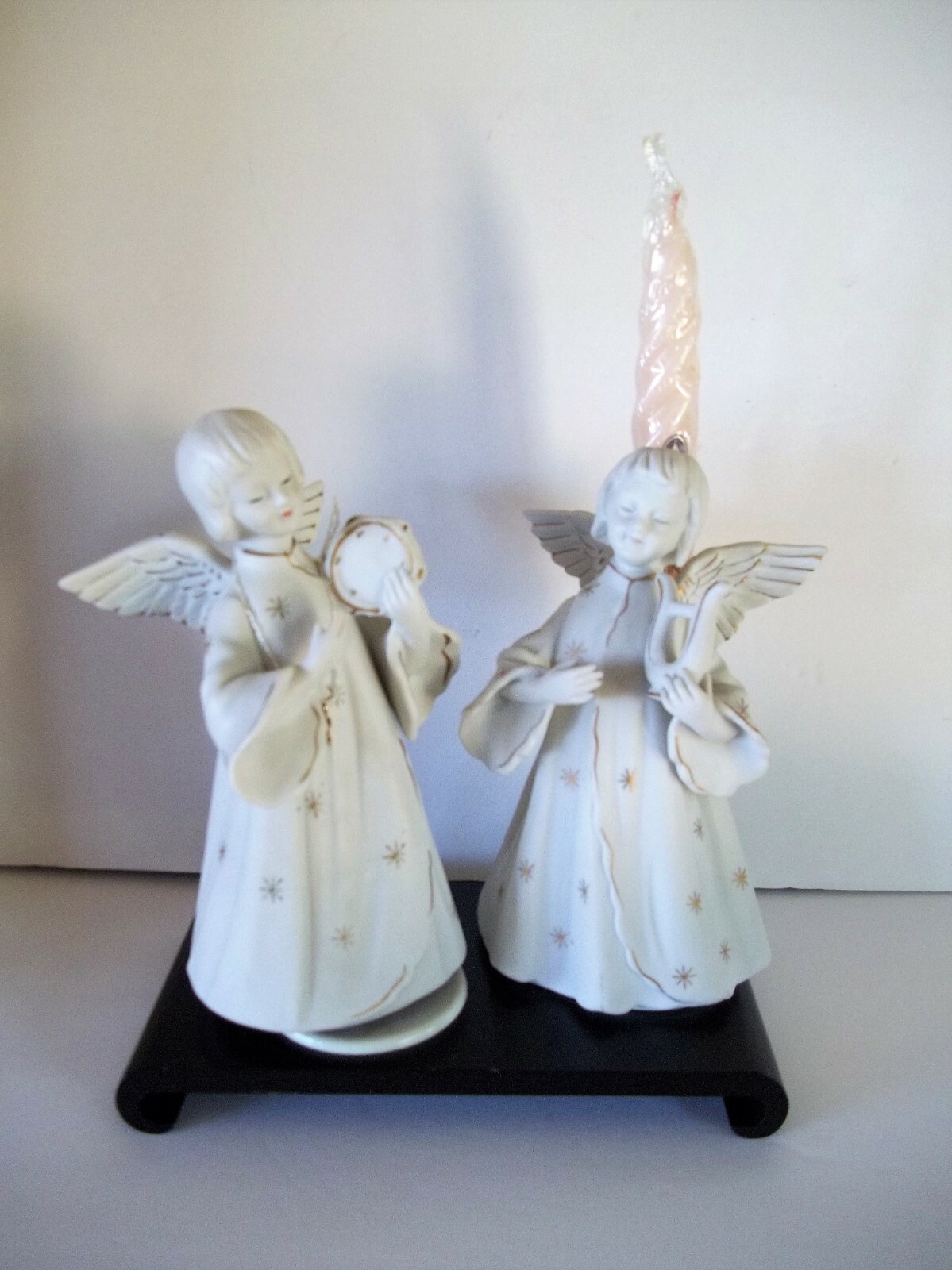 Set 2 Angles Schmid Musical Silent Night Musical and Candle Holder ...