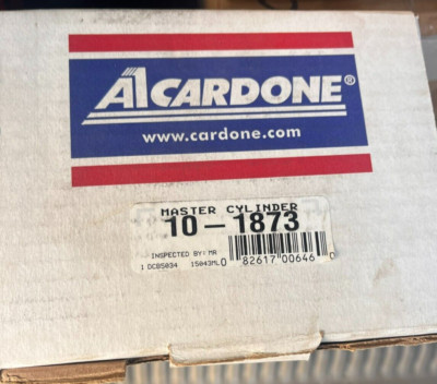 A1 Cardone 10-1873 Remanufactured Brake Master Cylinder SC | eBay