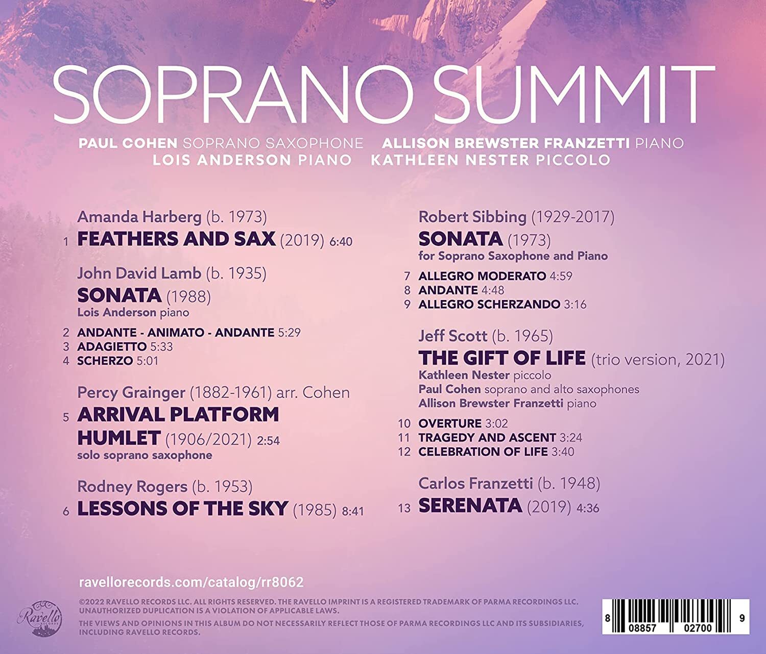 Paul Cohen Soprano Summit (CD) | eBay