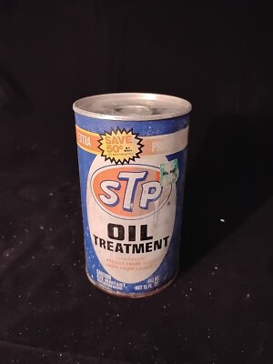 Vintage STP Oil Treatment Can 1980 15 FL. OZ. Rare Collectable | eBay
