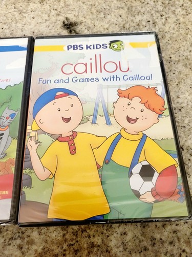 Caillou Dvd Train Trip And Fun And Games Two Dvds Kids Learning ...