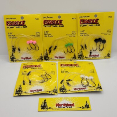 Northland Tackle Snell Rig "Essence" Crawler Leech Live Bait Walleye ...