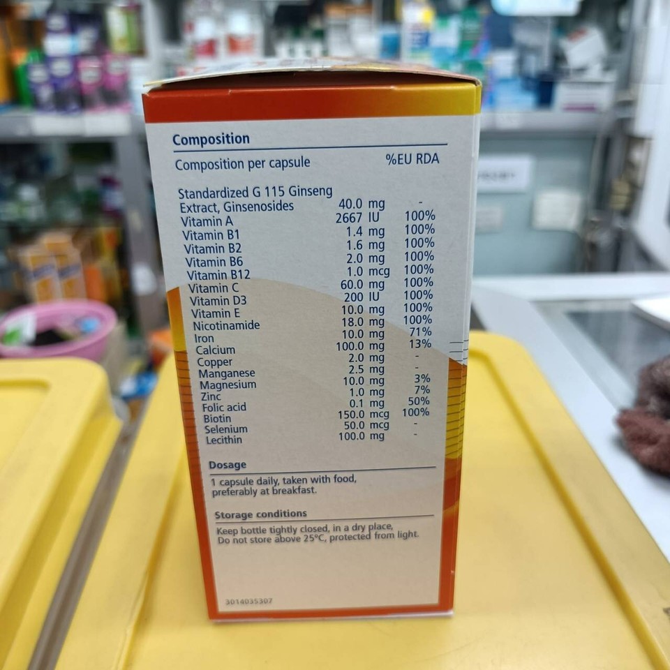 Pharmaton Ginseng G115 Mineral Ginseng Extract Multivitamin 100 caps | eBay