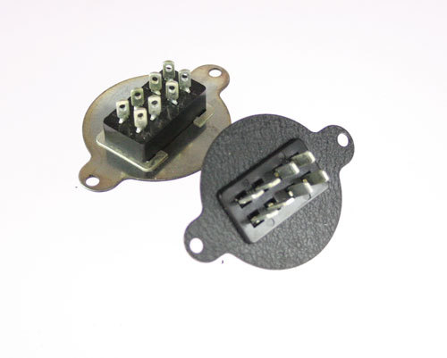 (4pcs) Beau Cinch P3308FP Jones 8 Pin Plug Connector Flush Plate | eBay