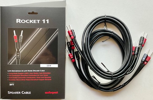 AudioQuest Rocket 11 Single BI-Wire Speaker Cable - 8’ Pair - New ...