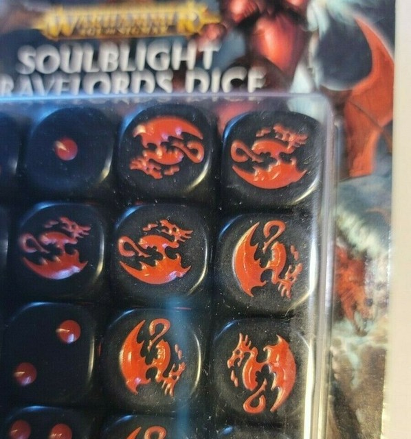 Warhammer Age of Sigmar Vampire Counts Soulblight Gravelords Dice for ...