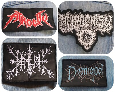 Atrocity Hypocrisy Demilich Demigod embroidered patch death metal ...