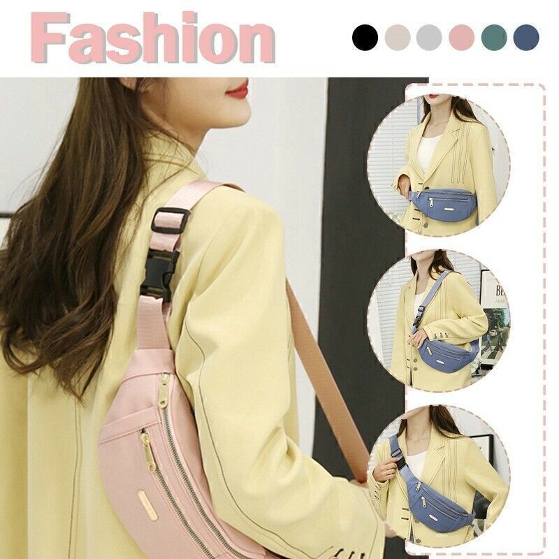 UK Women Ladies Bum Bag Waist Fanny Pack Travel Holiday Wallet Money ...