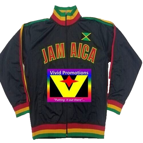 Black Rasta Colors Casual Gear Jamaica Jacket | eBay