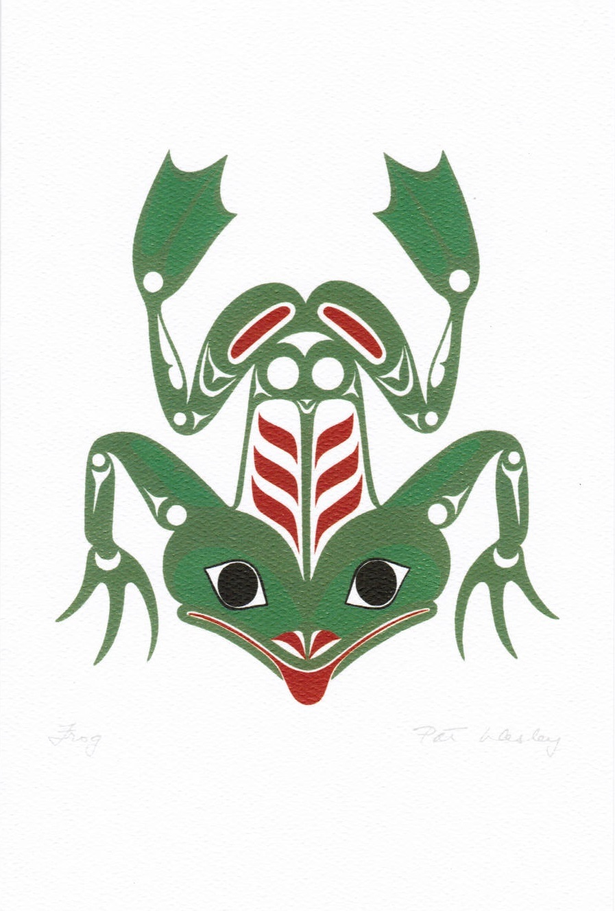 Frog Pat Wesley Art Card Haida Northwest Coast Native | eBay