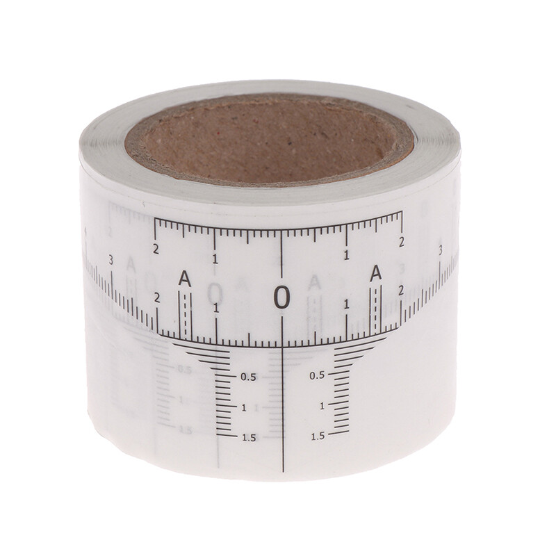 50Pcs Disposable Eyebrow Tattoo Ruler Sticker Microblading Measure Tool ...