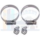 Fits 1999-2004 Chevrolet Tracker Radiator Hose Clamps Adjustable 4PCS ...