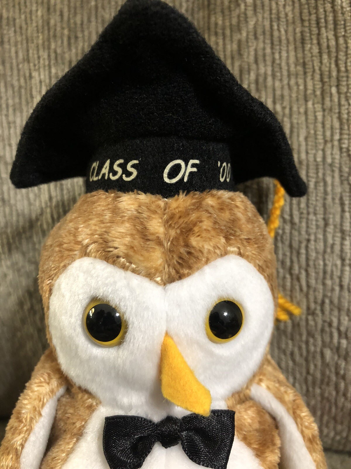 Ty Wisest Owl Beanie Baby Plush Class Of ‘00 Graduation Stuffed Animal ...