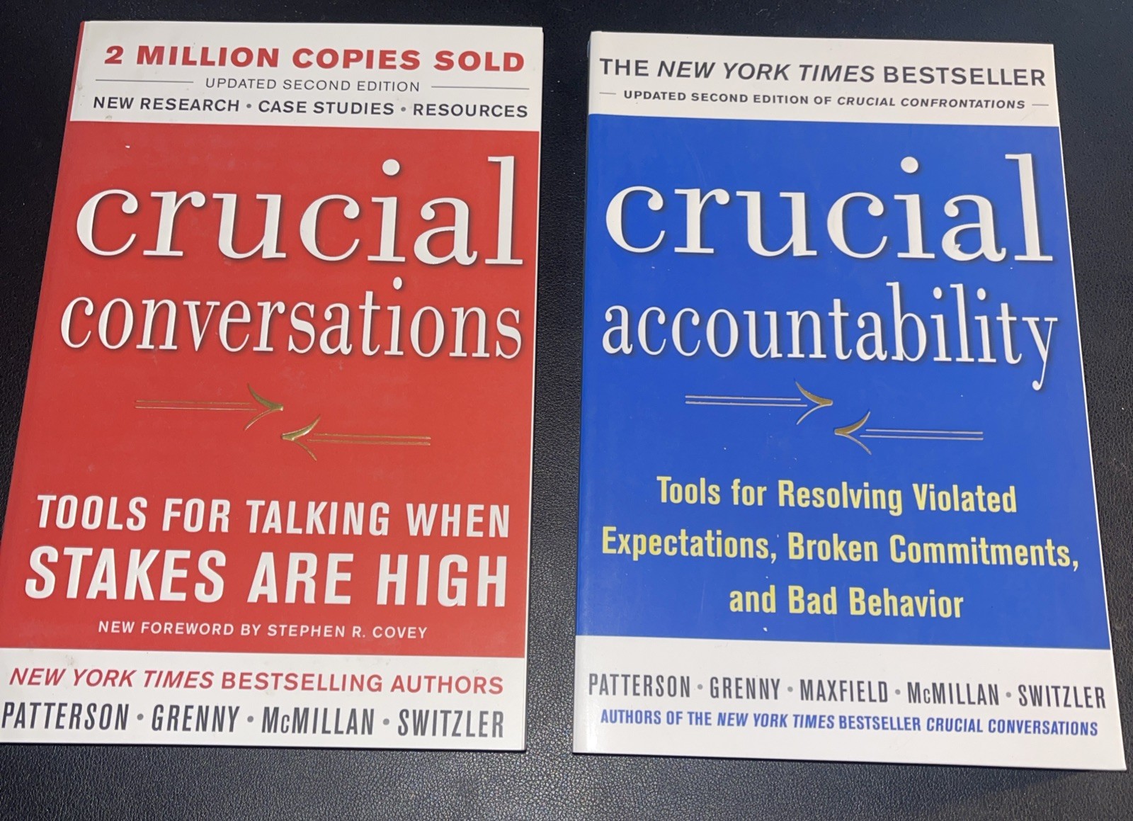 NEW Crucial Accountability & Crucial Conversations Leadership Books ...