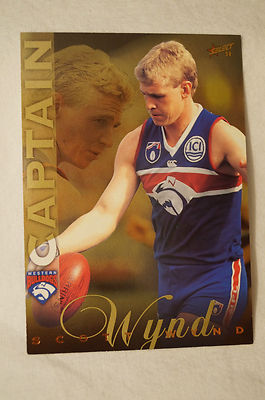 Footscray - Club Captains Card - Scott Wynd. | eBay