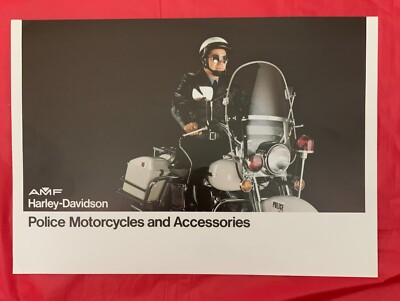 Harley-Davidson "POLICE Motorcycles and Accessories" Original Brochure ...